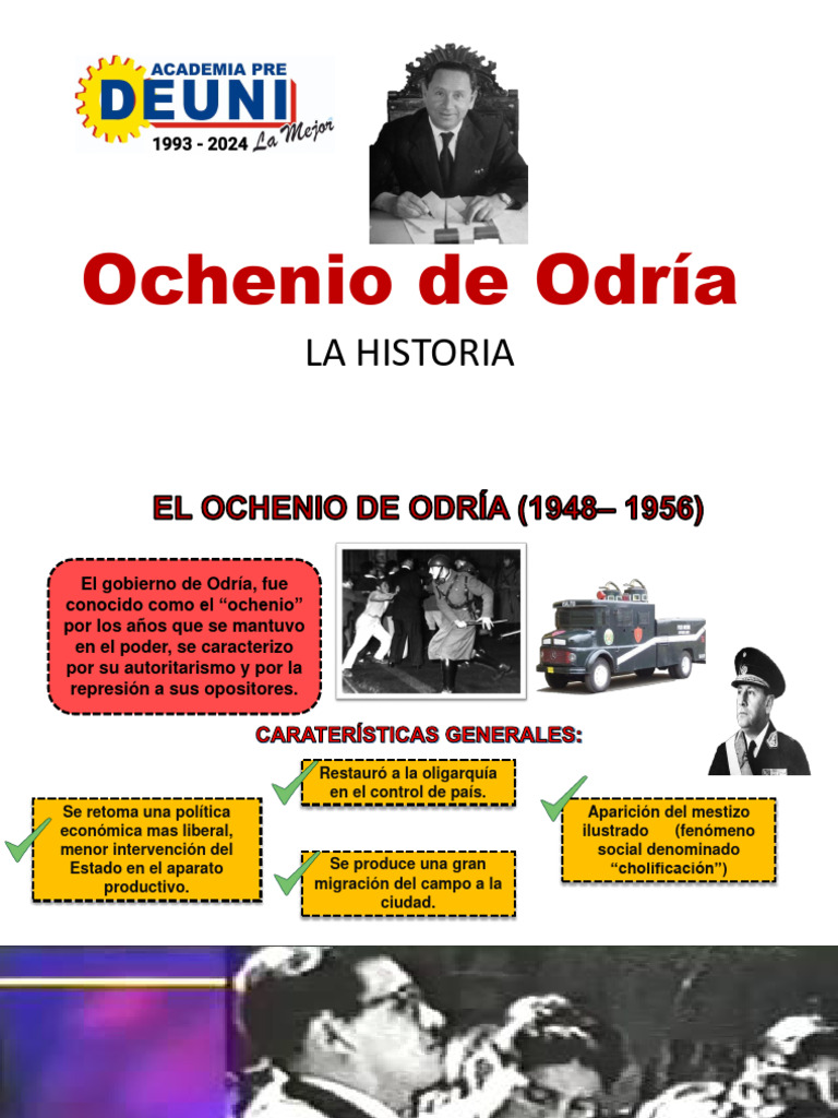 Ochenio de Odría | PDF | Perú