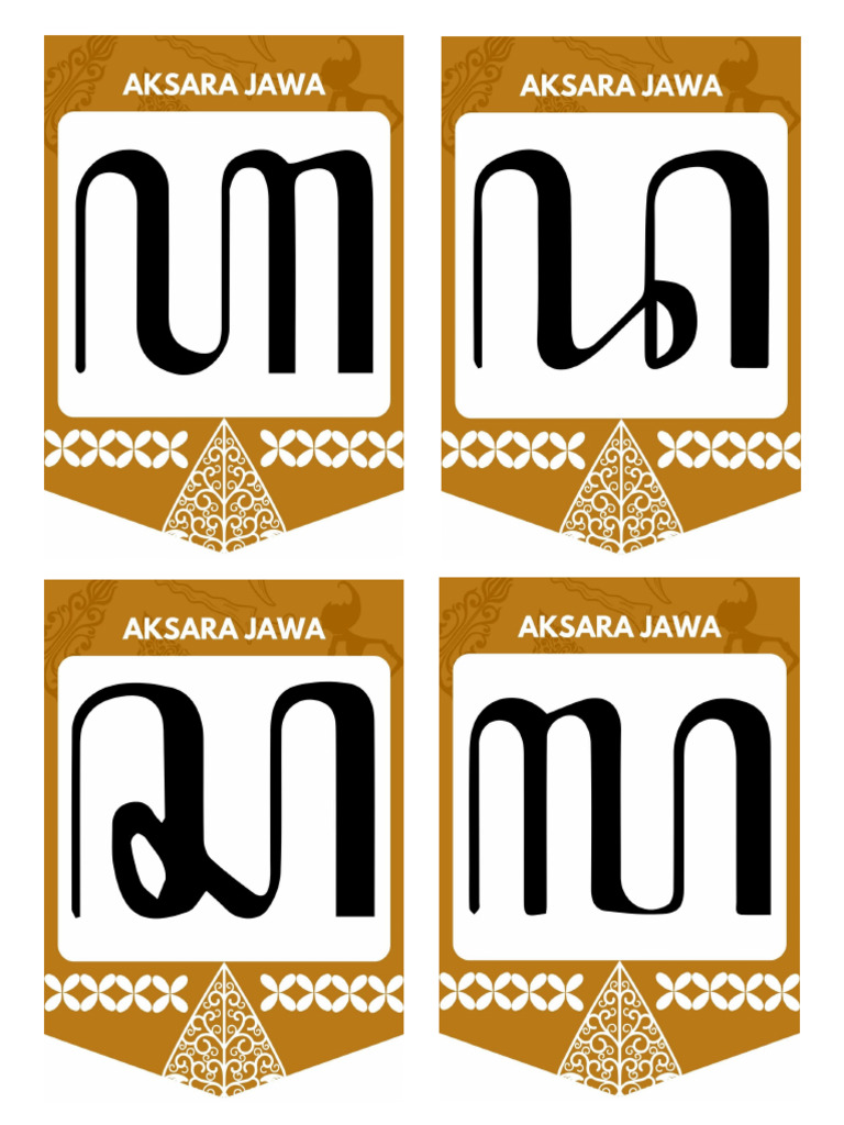 KARTU AKSARA JAWA | PDF