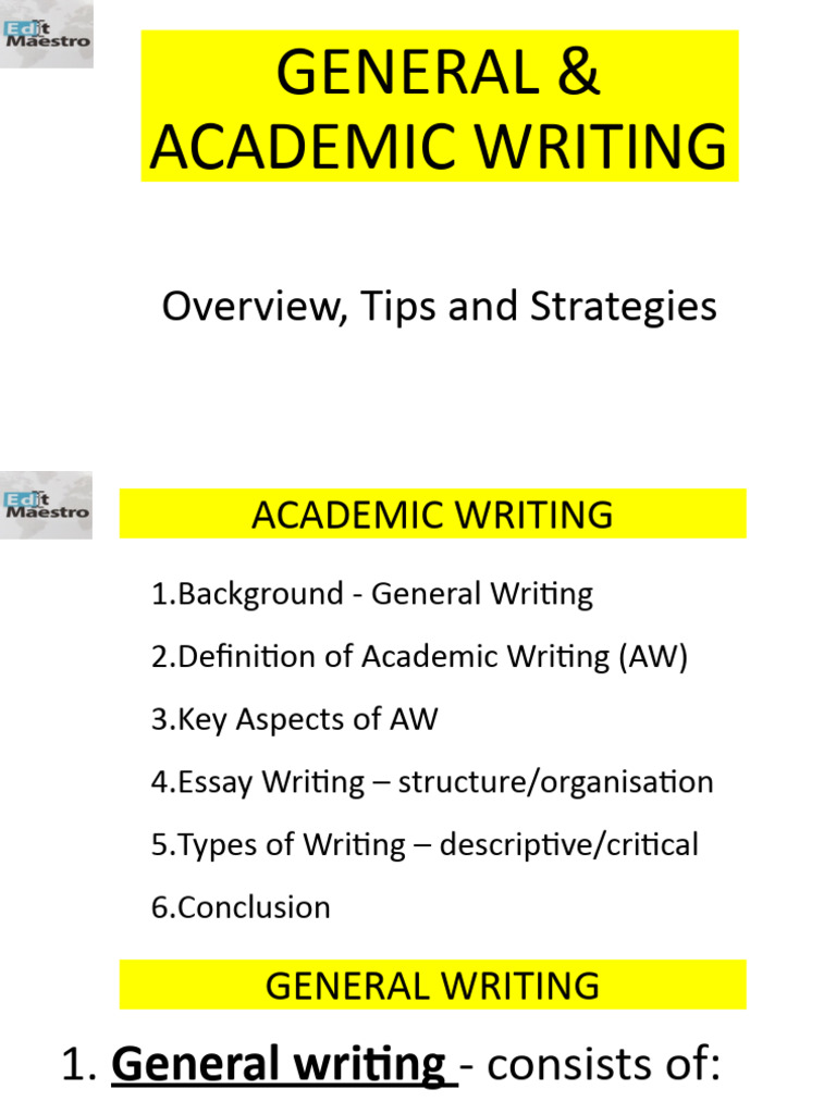 Academic Writing Essentials Guide | PDF | Adverb | Part Of Speech