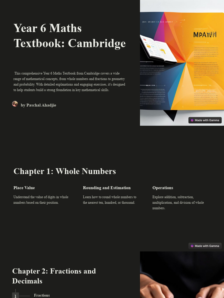 Year 6 Cambridge Maths Textbook | PDF | Equations | Numbers