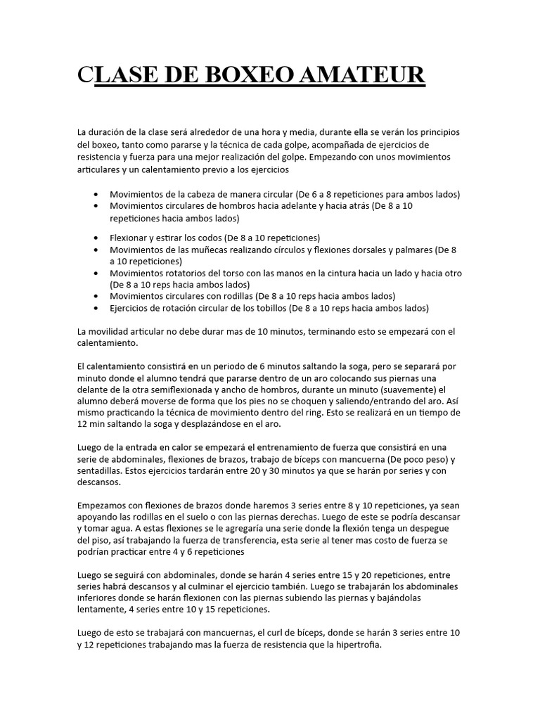 Trabajo Practico de Preparador Fisico en Combate - Nicolas Albrecht ...