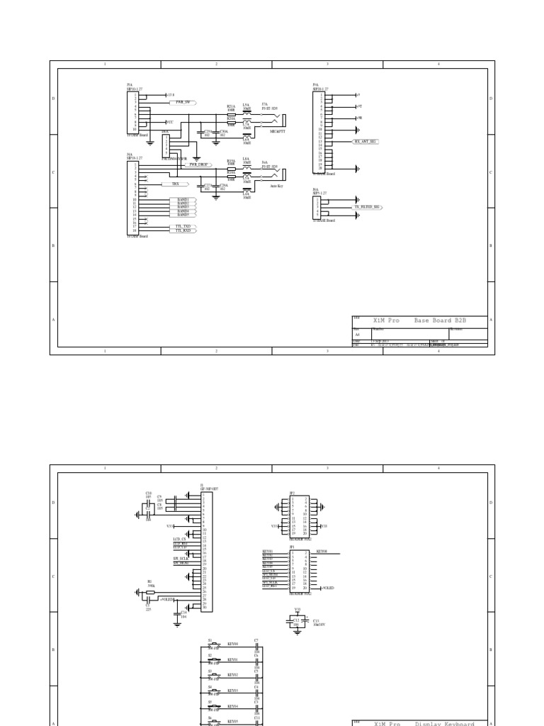 X1M Pro Schematic | PDF | Complement System