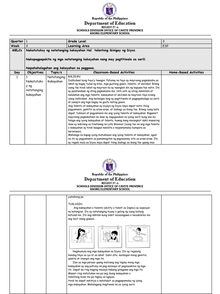 Q1 WK2 Ap-Fil-Esp-Music | PDF