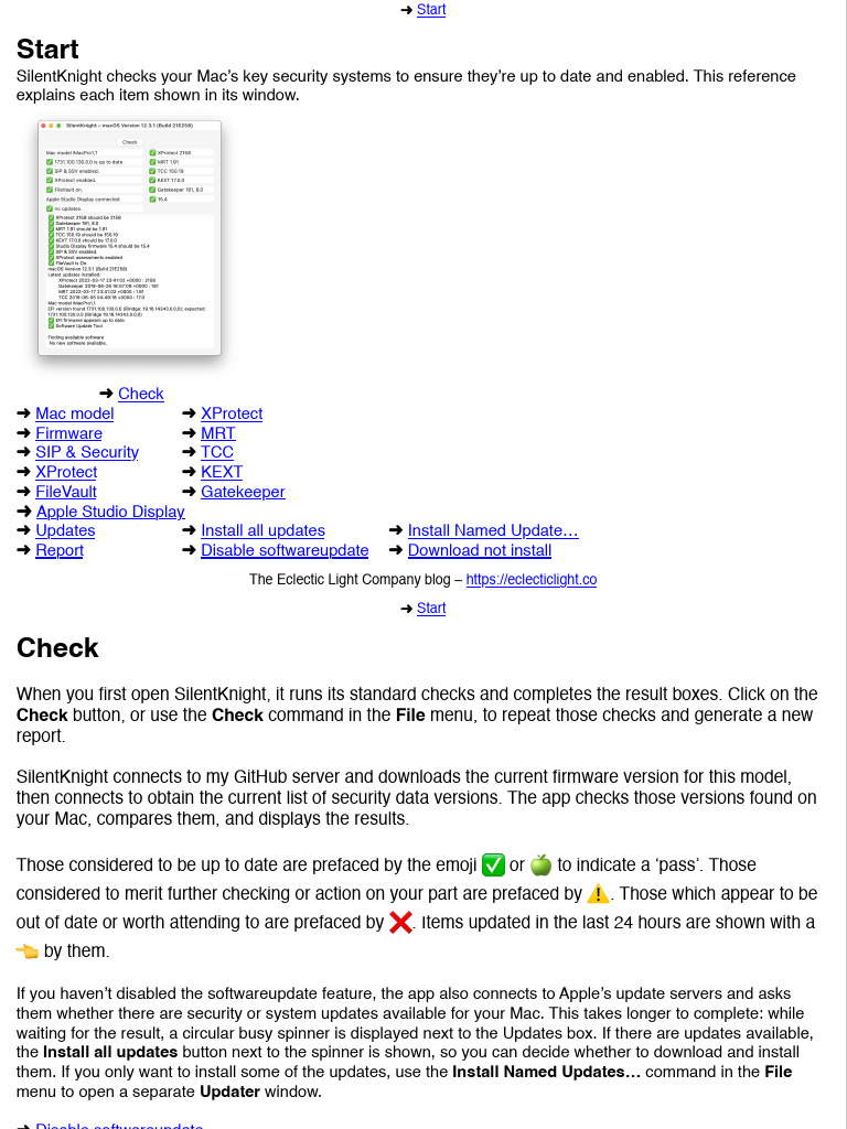 Silent Knight Reference | PDF | Mac Os | Installation (Computer Programs)