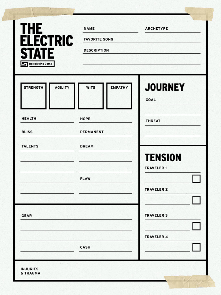 01 The Electric State RPG Alpha Character and Vehicle Sheets TcA2Rw ...