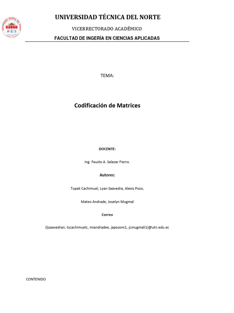 Codificación de Matrices en Java | PDF | Matriz (Matemáticas) | Programa de computadora