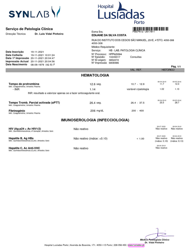 APTT Tempo de Tromboplastina Parcial Activado TDE Cefalina-Caulino ...