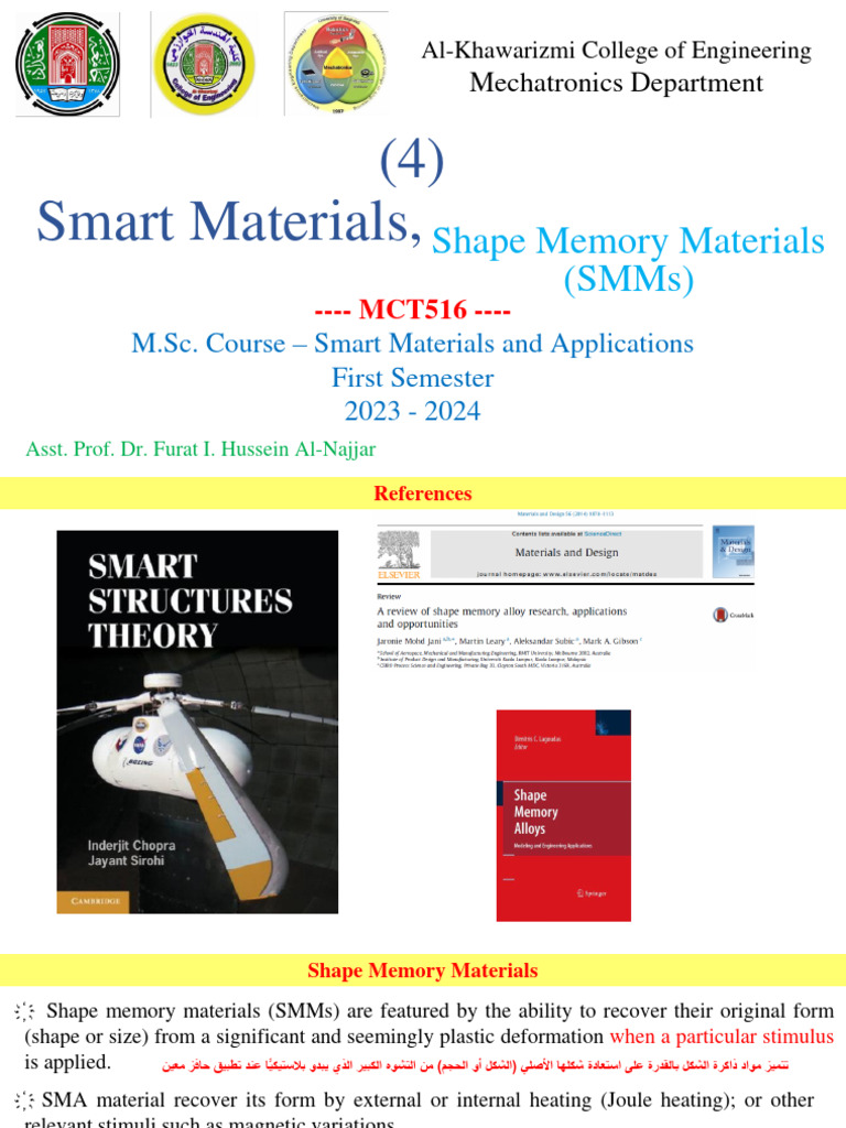 Shape Memory Alloys | PDF