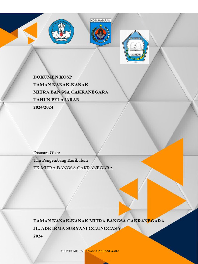 Contoh Dokumen Kosp 2024 Sur. | PDF