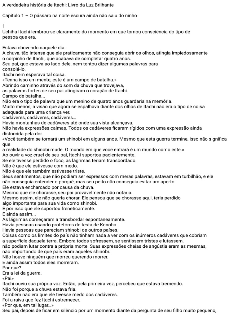 Naruto Shinden - Volume 01 - Itachi Shinden - Book of Daylight ...