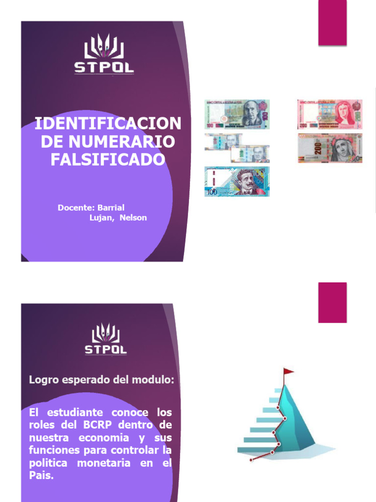 Sesion #04 Identificacion de Numerario Falsificado | PDF