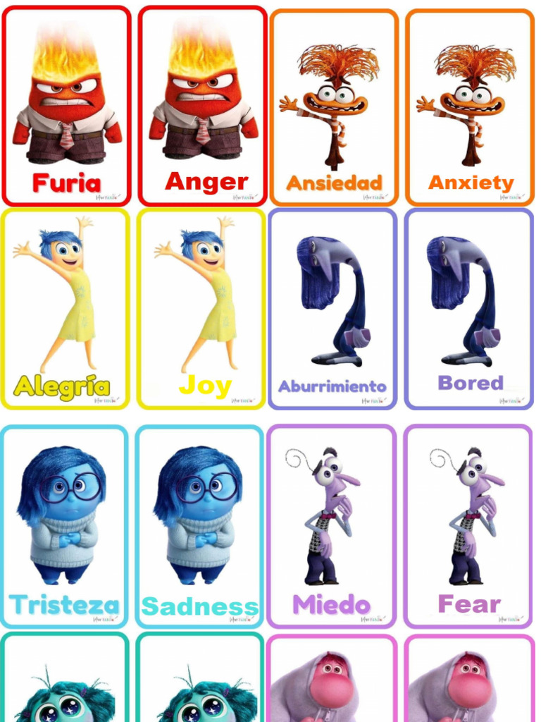 Memory Game Inside Out | PDF