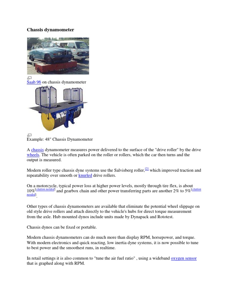 Chassis Dynamo Meter | PDF | Automotive Technologies | Transport
