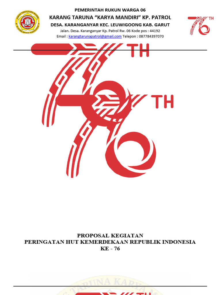 Proposal Hut Ri 2020 | PDF