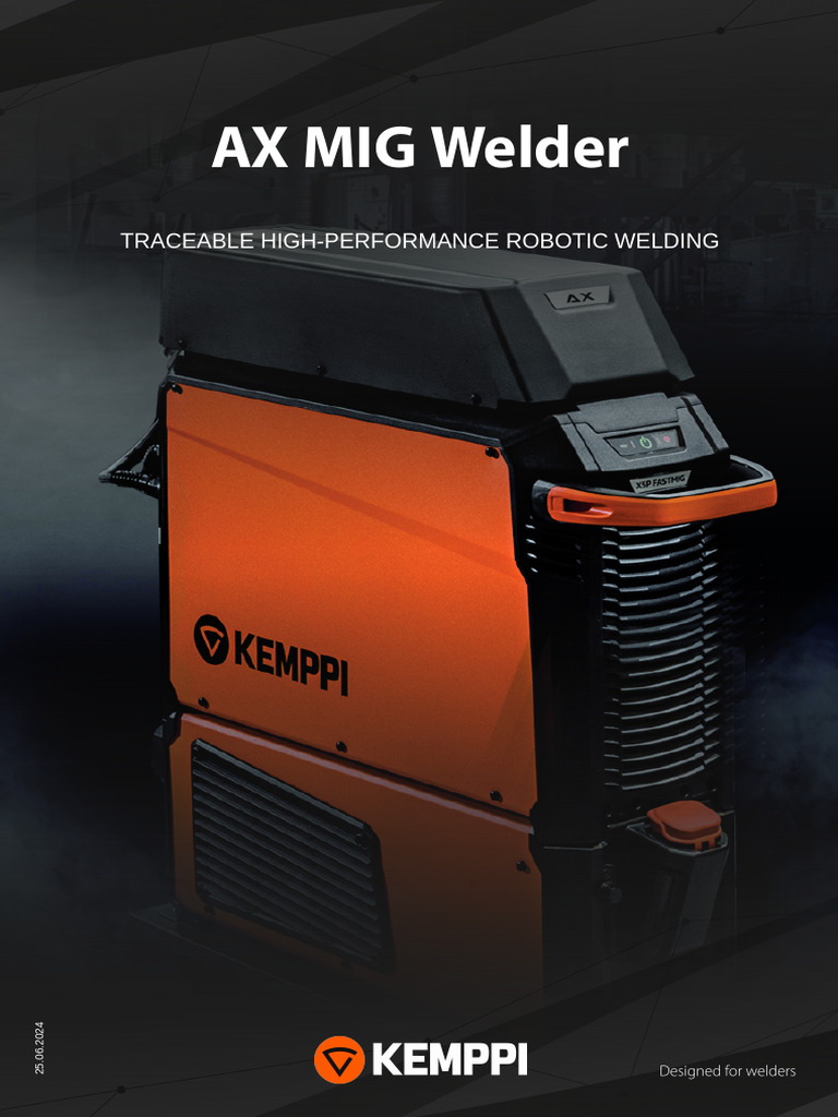 Kemppi AX MIG Welder Overview | PDF | Welding | Construction