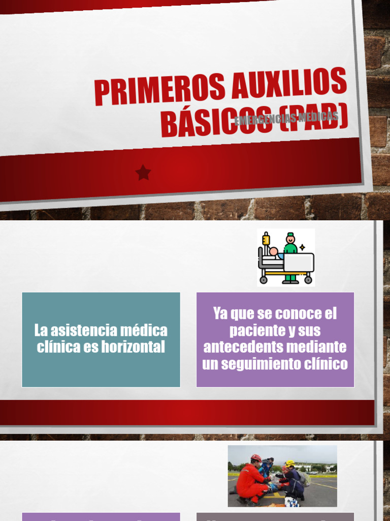 Primeros Auxilios Básicos | PDF | Reanimación cardiopulmonar | Medicina CLINICA