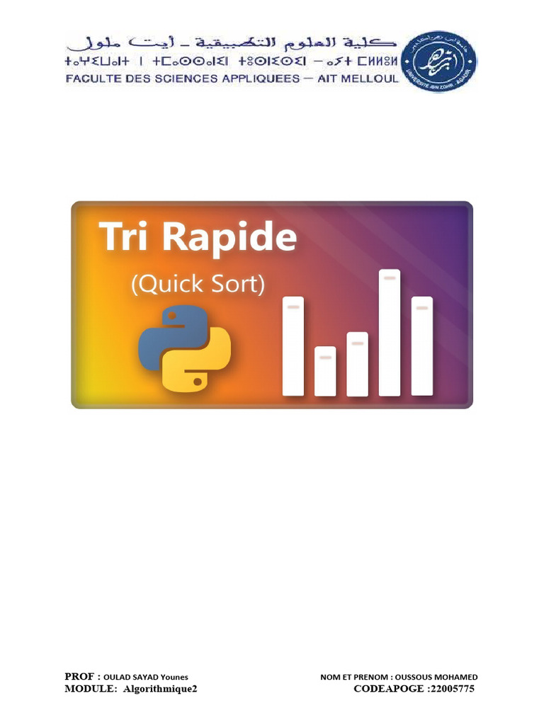 Algo 2 Projet 2 | PDF | Algorithmes | Algorithmes et structures de données