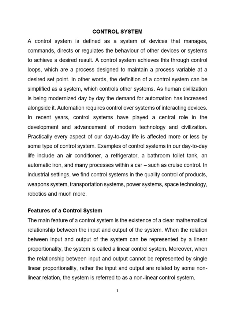 Understanding Control Systems Explained | PDF | Feedback | Control Theory