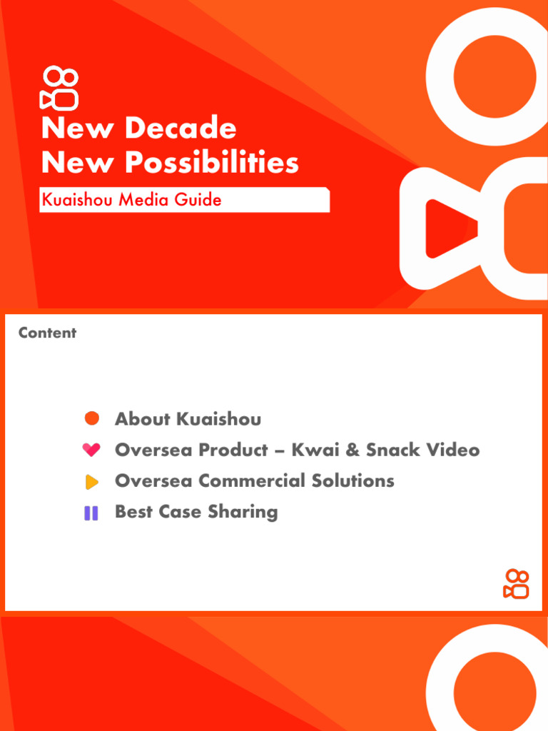 Media Guide For Kwai & SnackVideo | PDF | Advertising | Multimedia