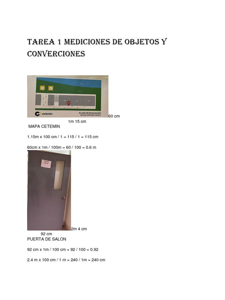Grupo 2 MEDICIONES OBJETOS | PDF