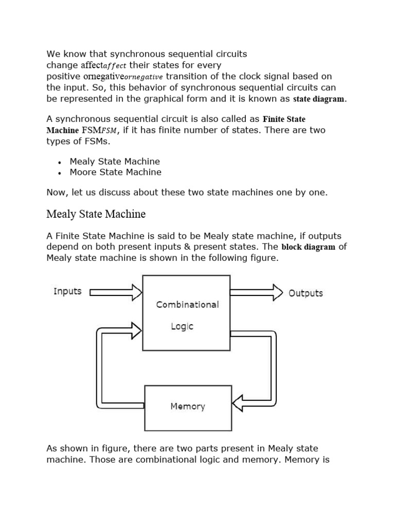 We Know That Synchronous Sequential Circuits Change | PDF | Formal Methods | Computer Engineering