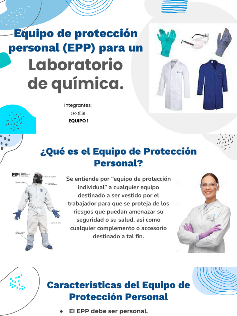 EPP Esencial para Laboratorios Químicos | PDF | Laboratorios