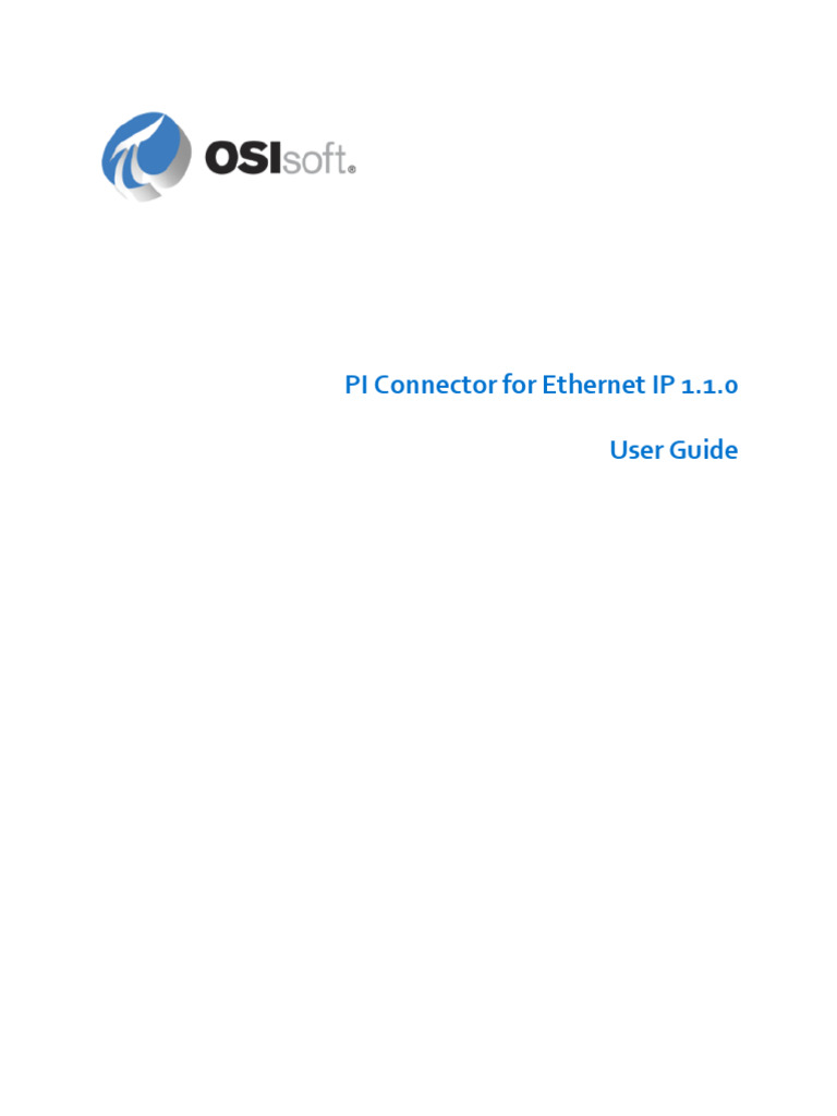 PI Connector For EtherNet IP 1.1.0 User Guide | PDF | Installation (Computer Programs) | Port ...