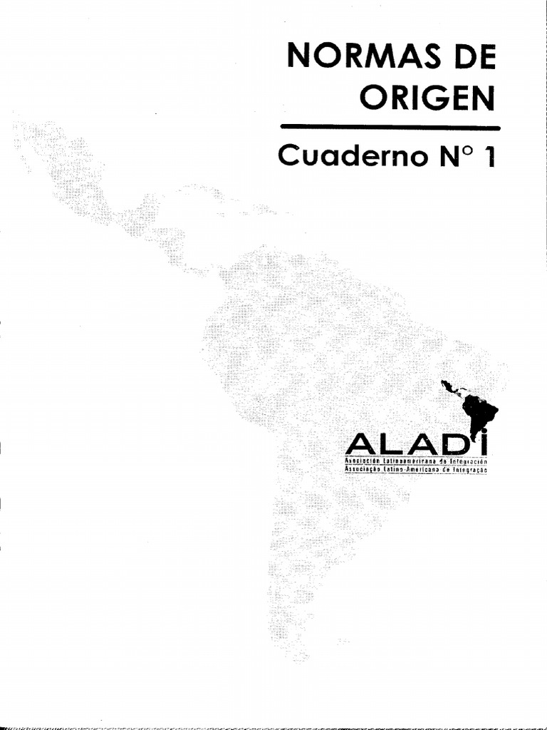 Normas de Origen ALADI | PDF