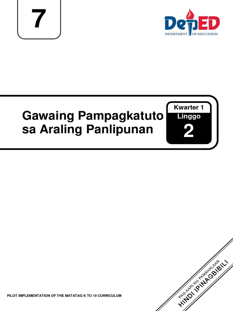 AP 7 Matatag Curriculum Lesson 2 v2 | PDF