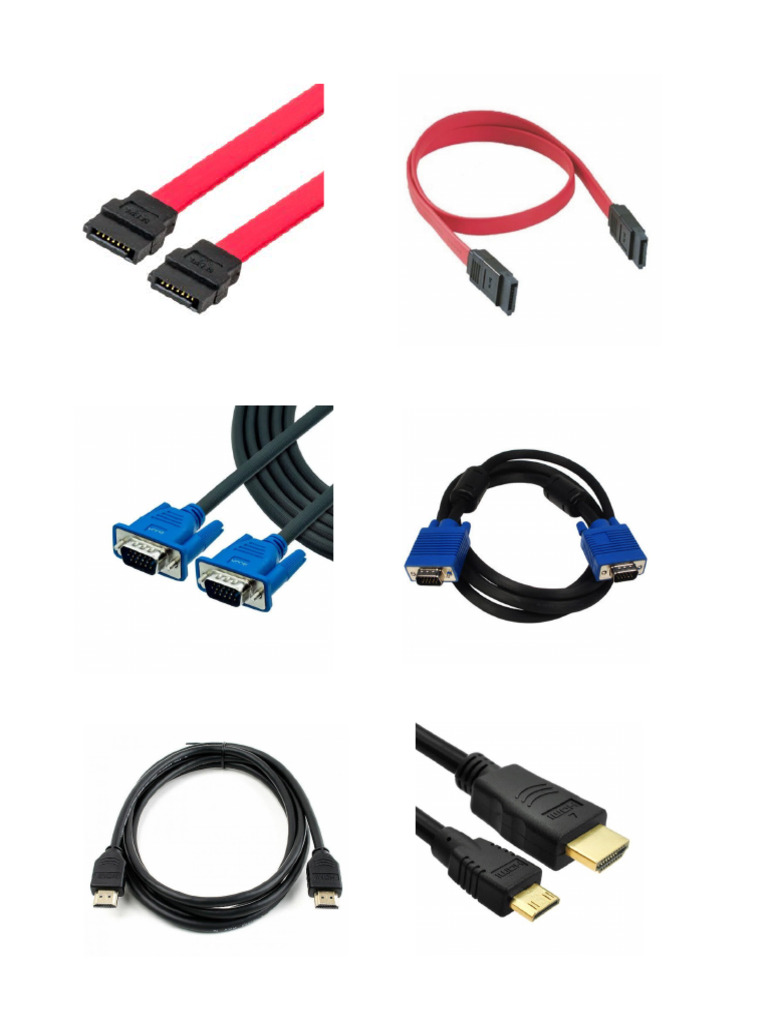 Tipos de Cables para Computadora | PDF