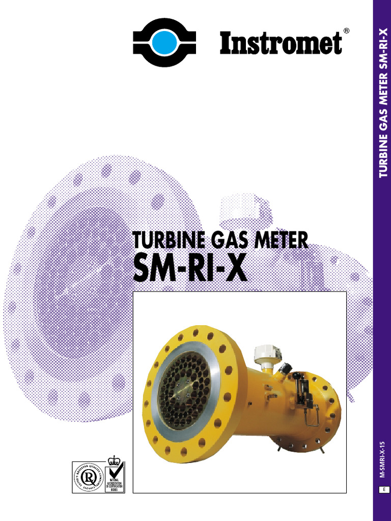 Instromet Gas Meter SM-RI-X | PDF | Turbine | Flow Measurement