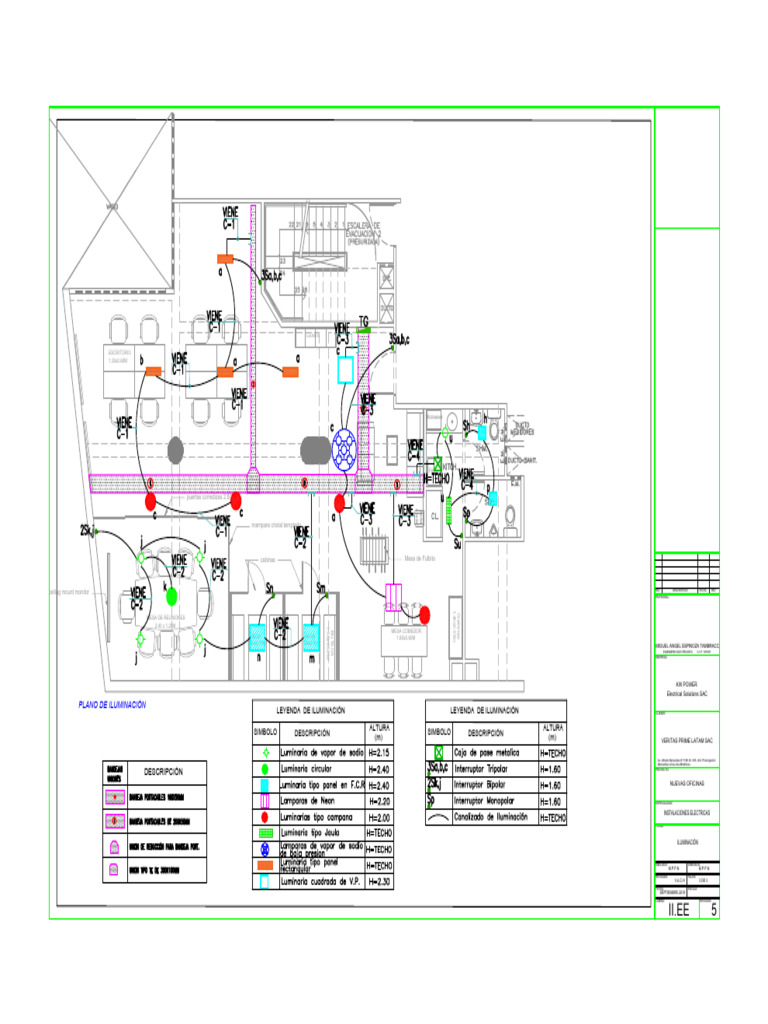 2.-PLANO DE ILUMINACIÓN | PDF