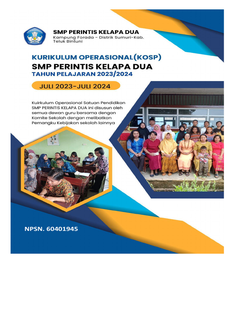 Kosp Final SMP Perintis Kelapa Dua | PDF