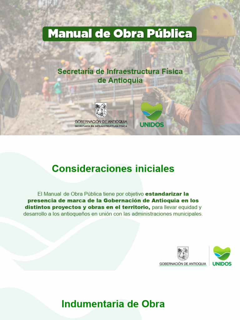 12. Anexo MANUAL DE OBRA PUBLICA mayo 2022 | PDF