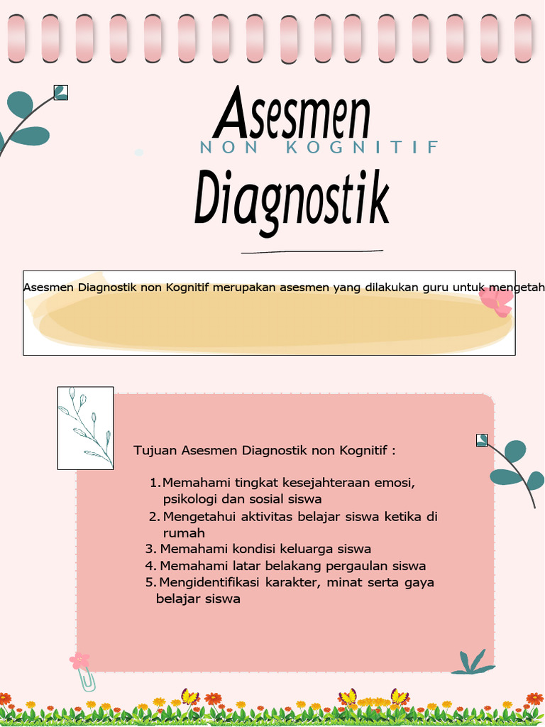 Asesmen Diagnostik Non Kognitif Untuk SD Kls 3 | PDF Asesmen Diagnostik Non Kognitif Untuk SD Kls 3 | PDF