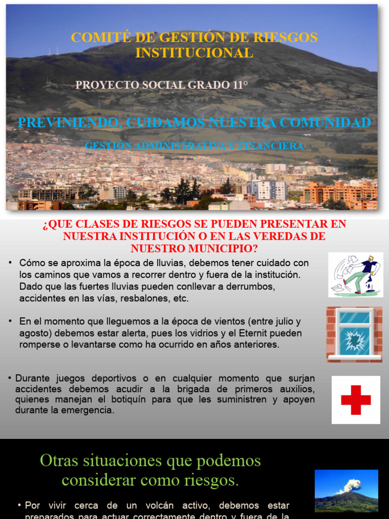 Comité de Gestión de Riesgos Institucional (1) . | PDF | Negocios ...