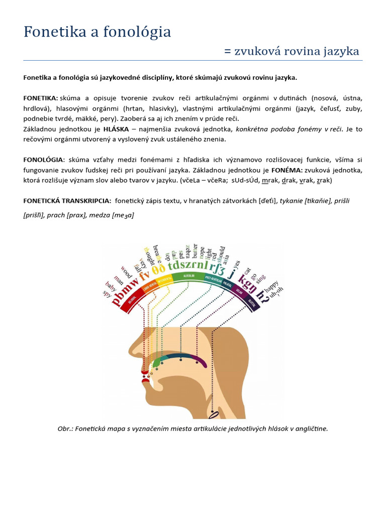 5 - Fonetika A Fonológia | PDF