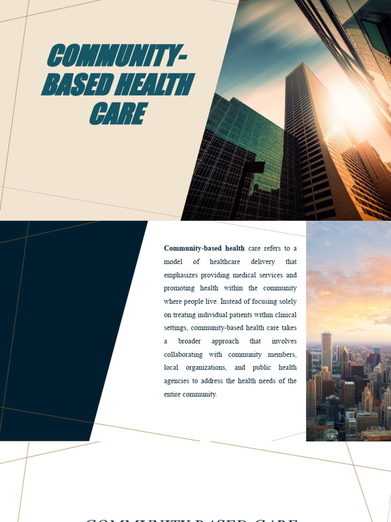 Community - Based Health Care | PDF | Health Care | Mental Health
