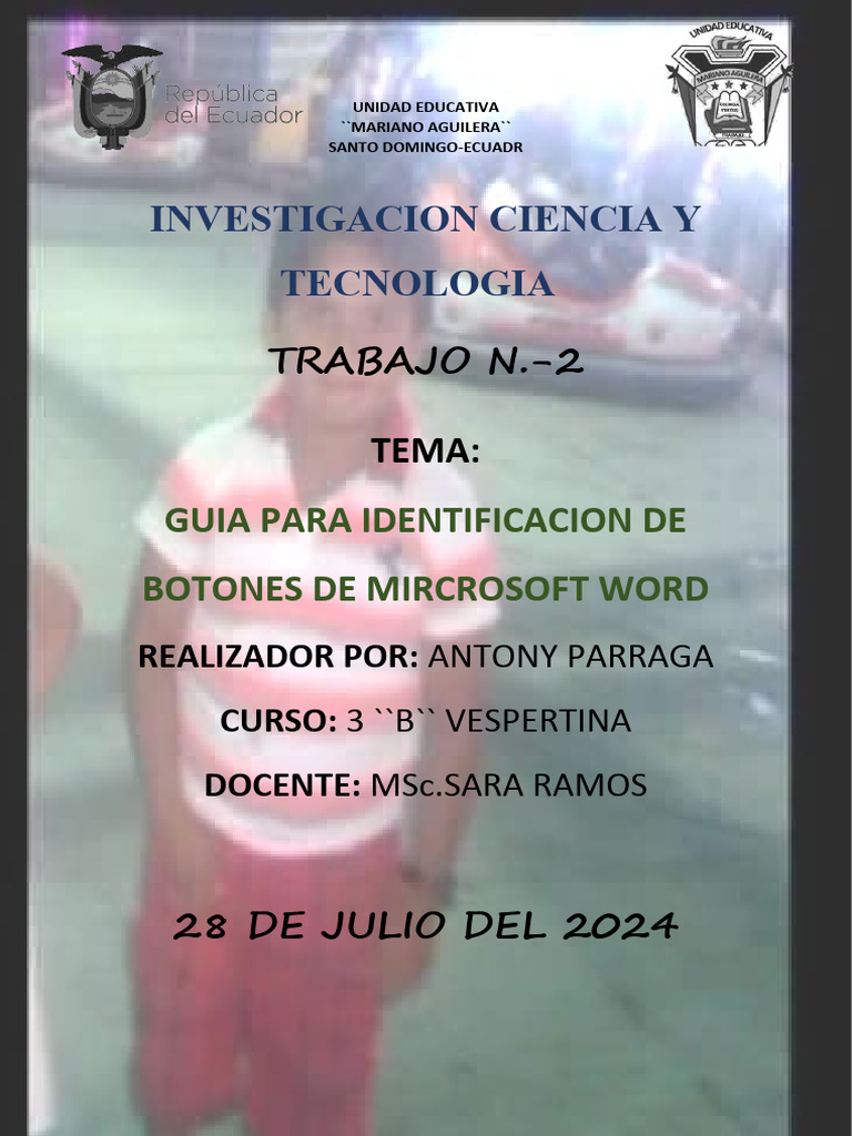 Guía de Botones en Microsoft Word | PDF | Microsoft Word | Equipo de ...