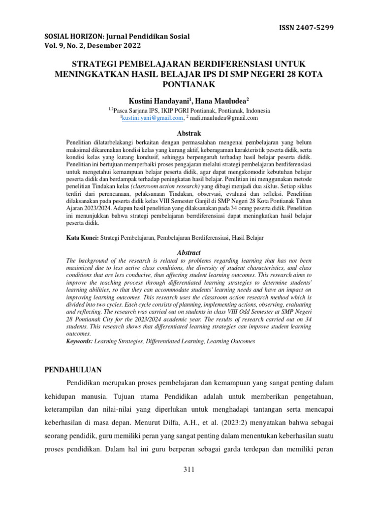 Jurnal Kustini+handayani Ok | PDF