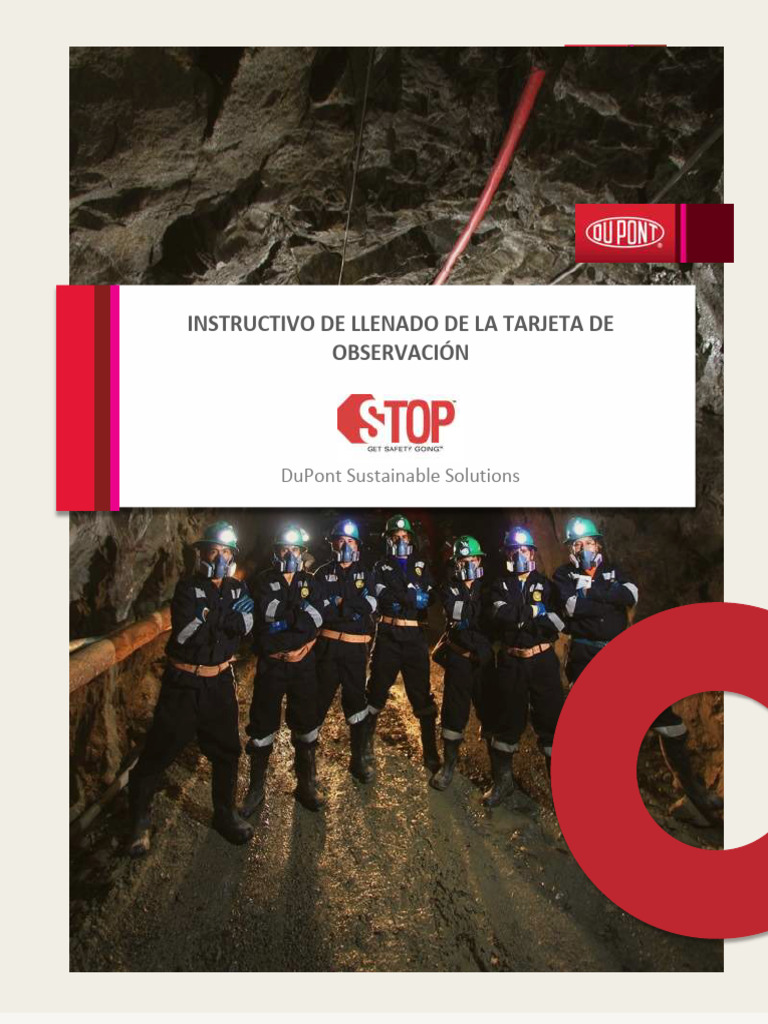 Instructivo de Llenado de La Tarjeta STOP | PDF