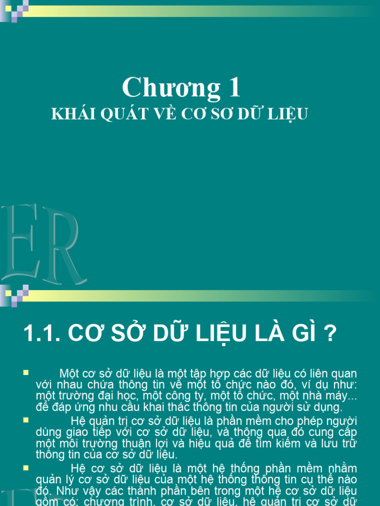 On - Gioi Thieu CSDL | PDF