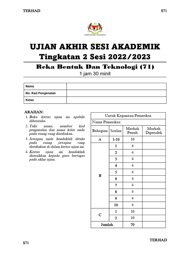 RBT Ting.2 | PDF