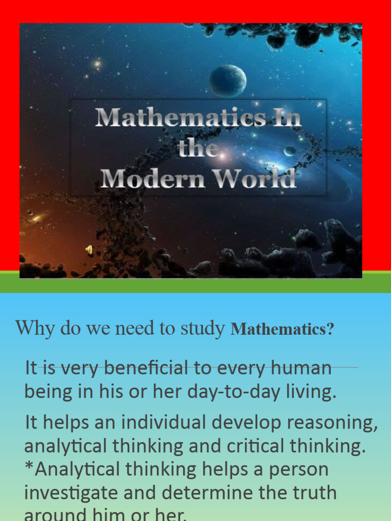 Nature of Mathematics - PPT 1 | PDF | Reason | Mathematics