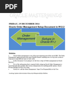 Oracle Order Management Setup Document in R12 | PDF | Dialog Box ...