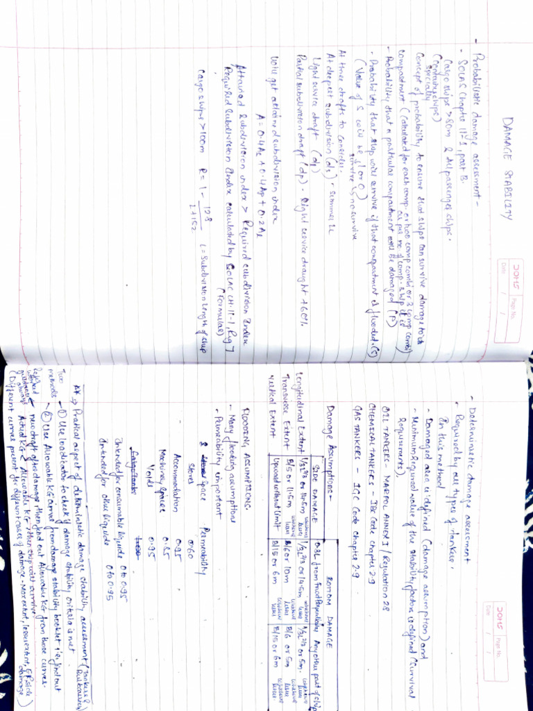 Damage Stability | PDF