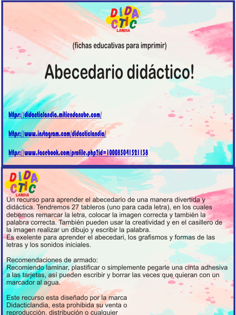 Abecedario Didã - Ctico | PDF