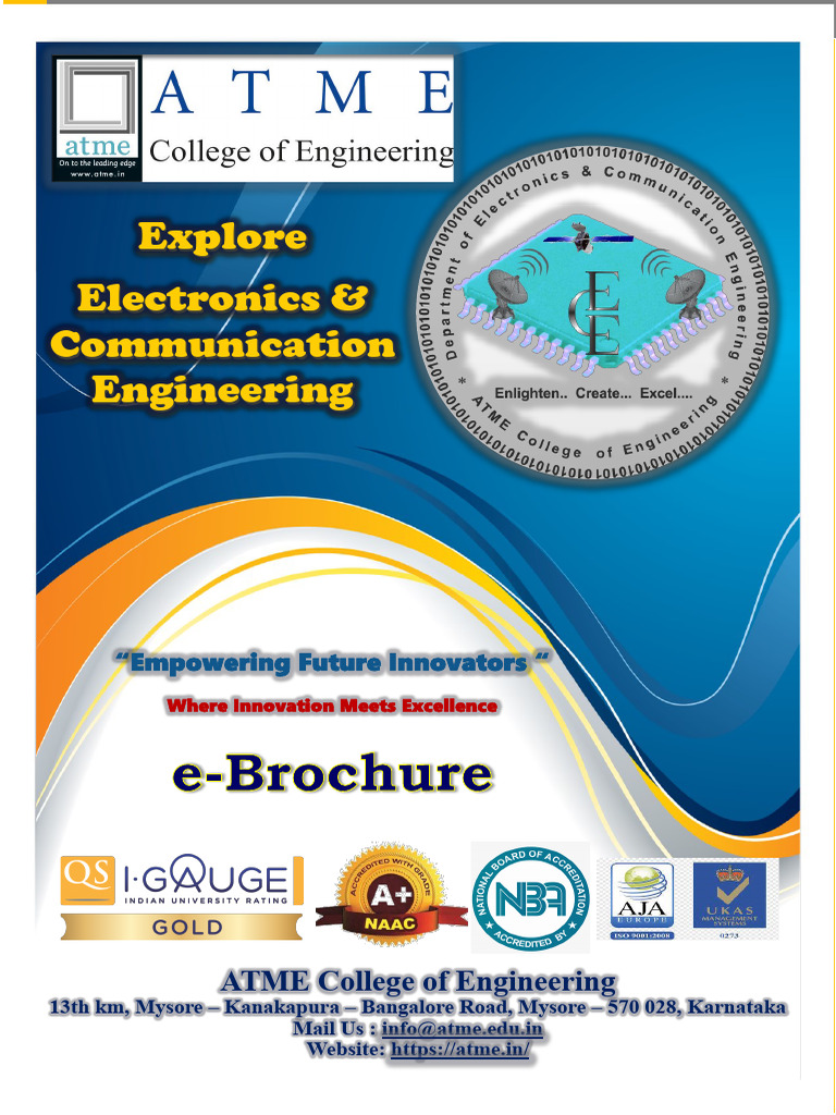 E - Brochure of ECE - 2024 - 01 - 4 - 2024 | PDF | Computing | Engineering