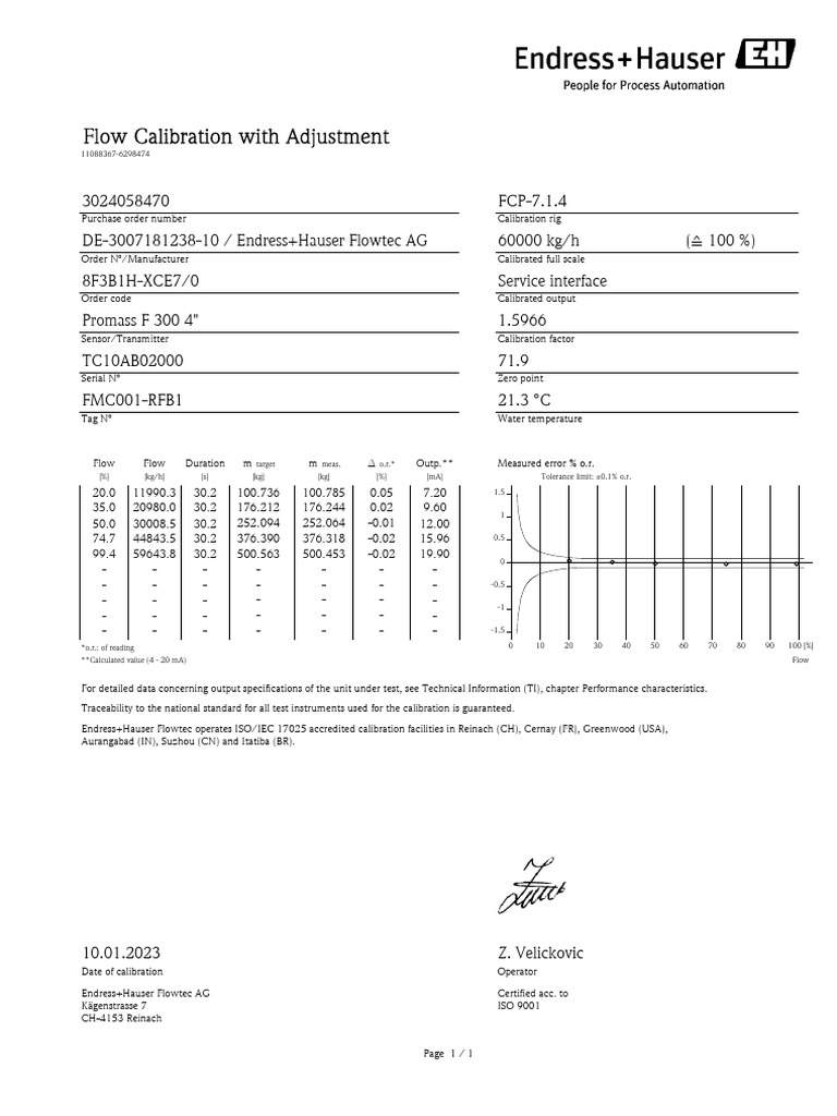 Flow Calibration | PDF | Calibration | Metrology