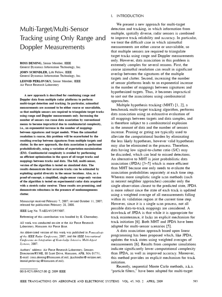 Deming 2009 | PDF | Mathematical Optimization | Radar